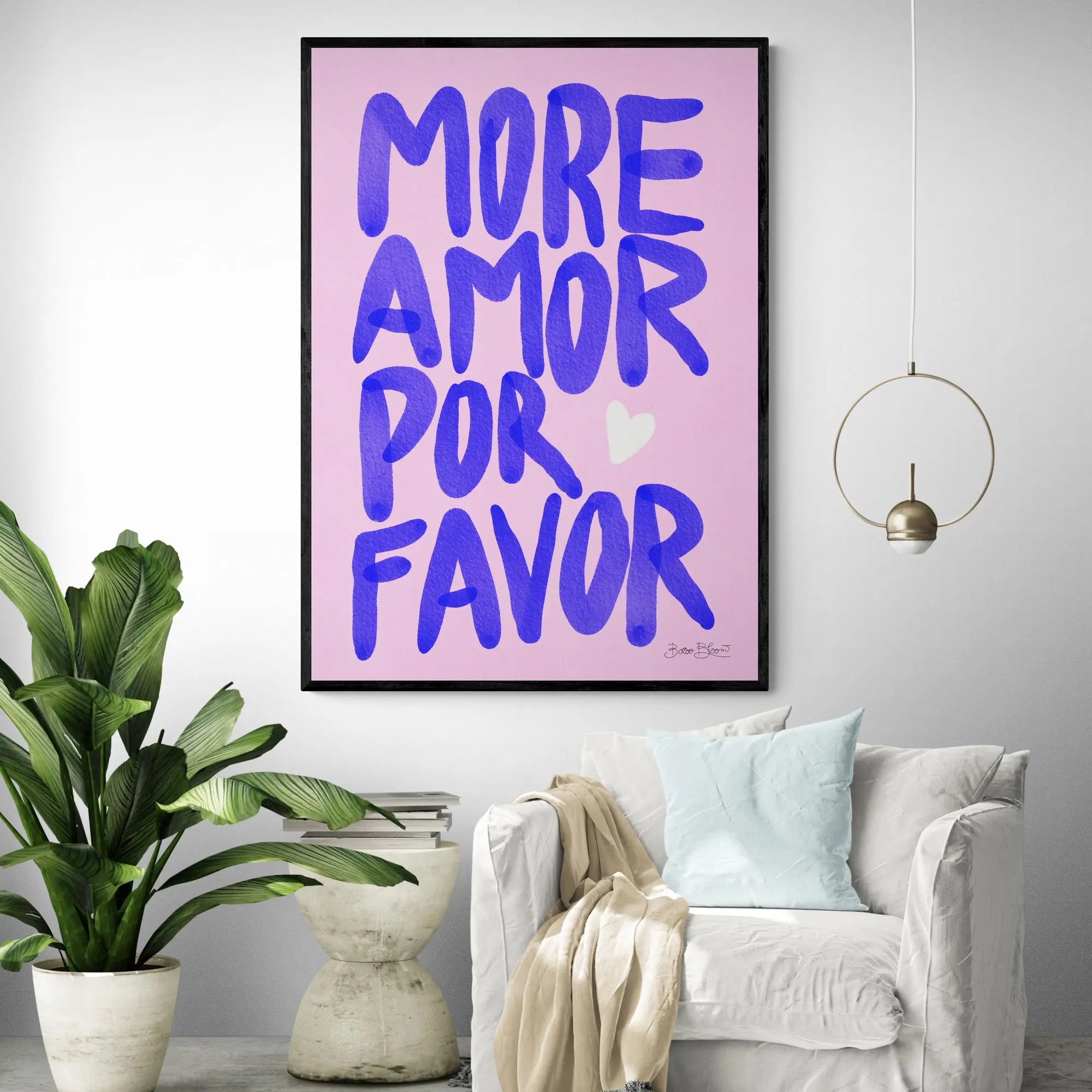 Shop More Amor Por Favor by Baroo Bloom Prints Online – Inka Arthouse