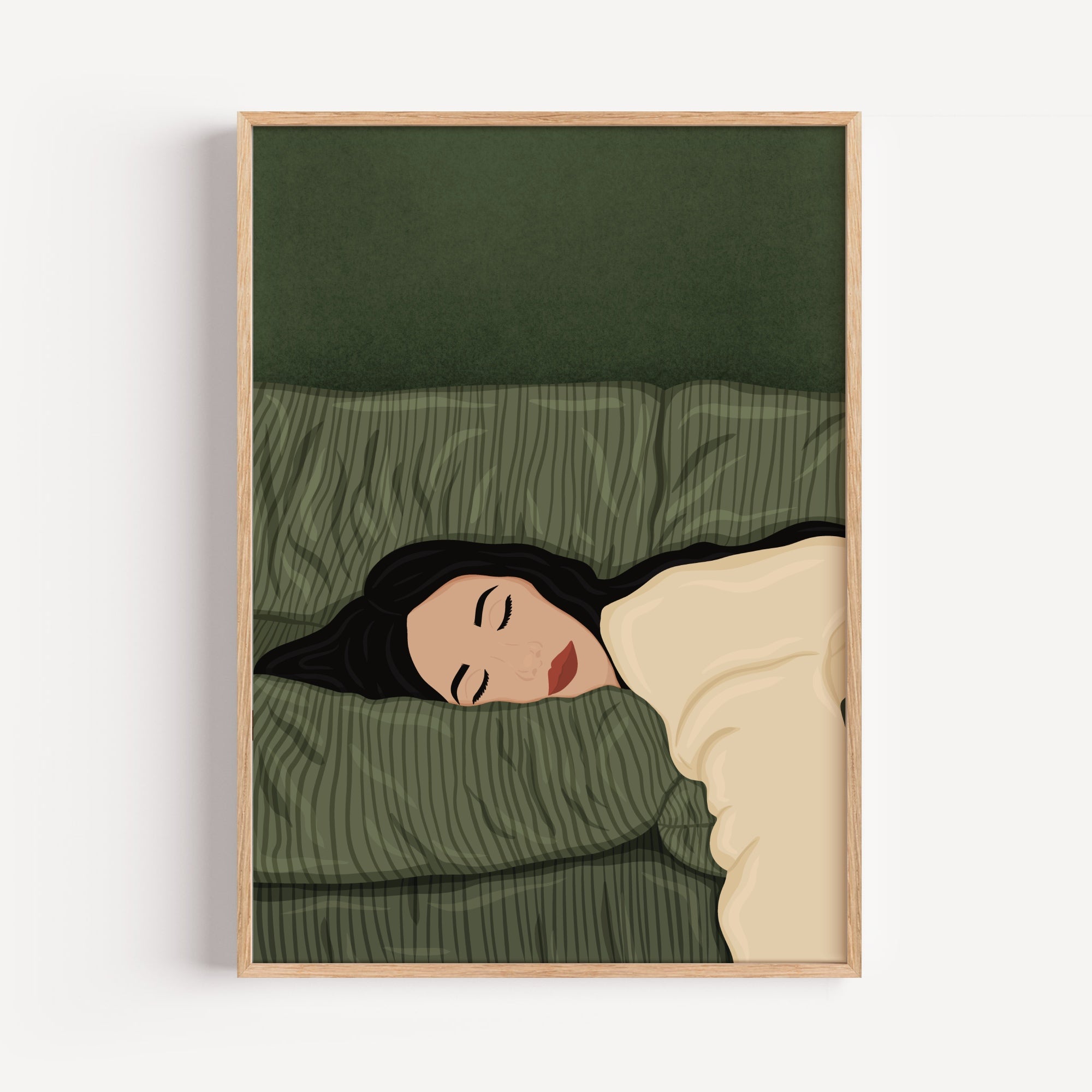 Resting Woman Art Print – Inka Arthouse