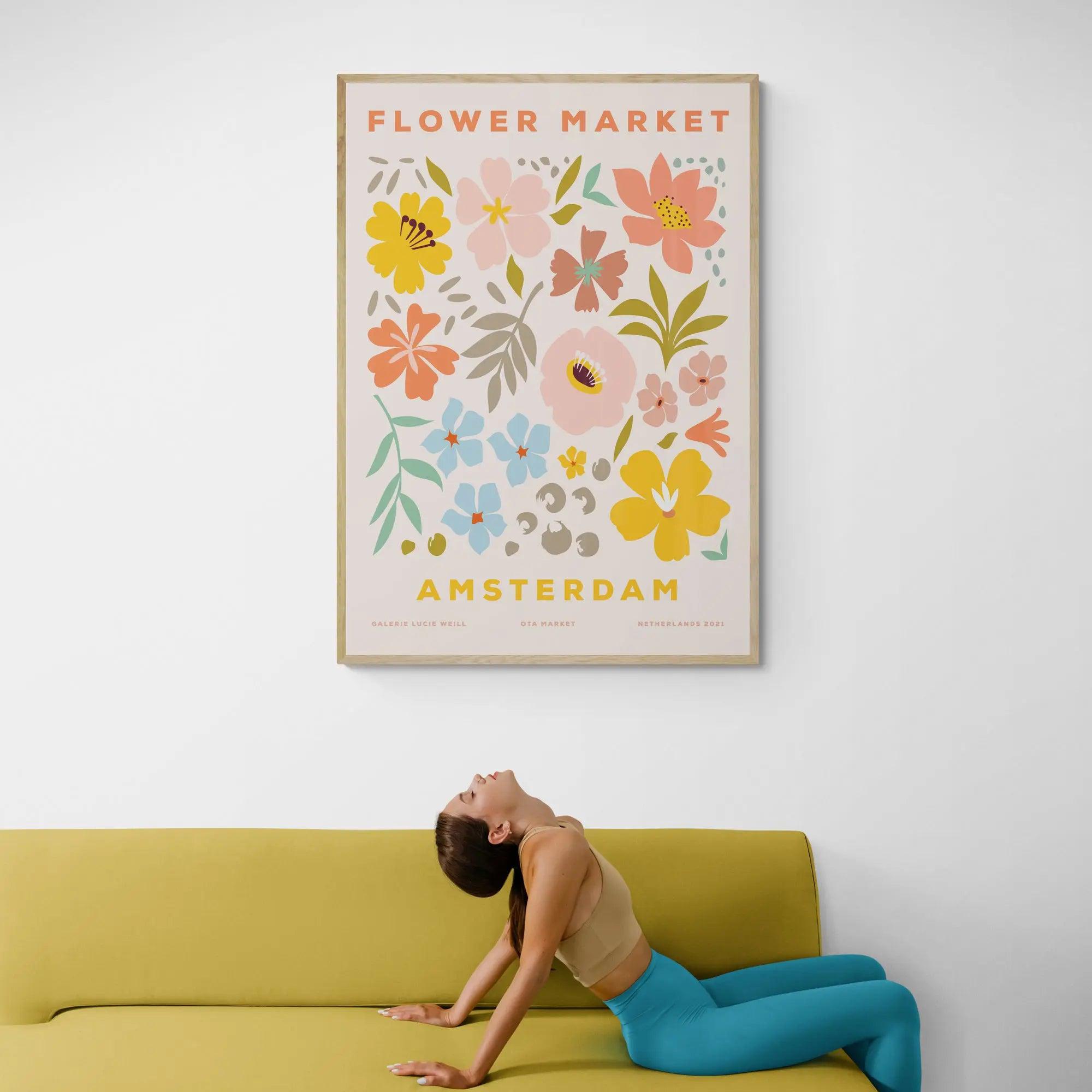 Shop Amsterdam Flower Market Prints Online – Inka Arthouse